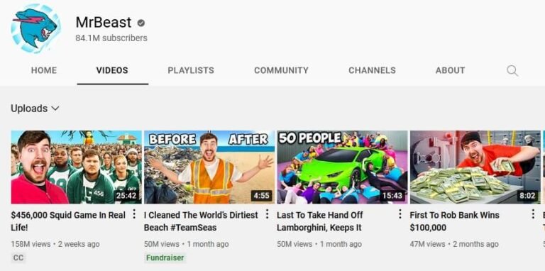 MrBeast logo and his history | LogoMyWay